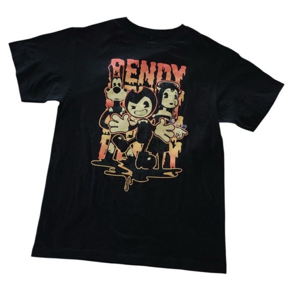 Bendy | Shirts & Tops | Bendy Ink Machine Graphic Tshirt Boys Medium ...